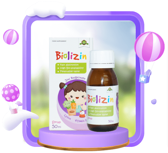 Kẽm Biolizin - Kẽm hỗ trợ ăn ngon cho bé